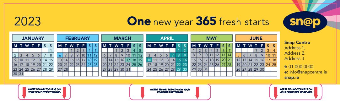 Keyboard Calendars – Snap